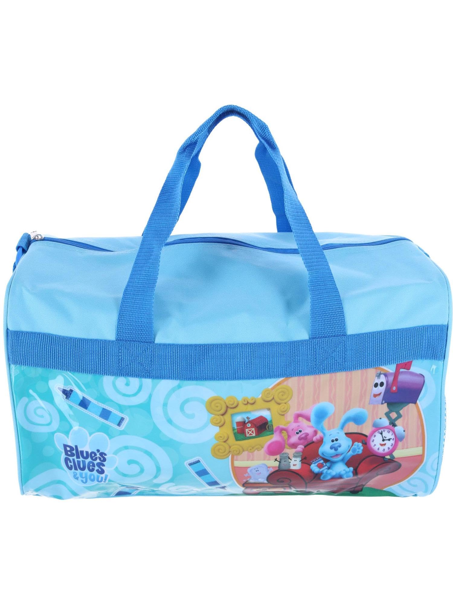 United Pacific Designs BCDUF: Blues Clues 600D Polyester Duffle Bag With Printed Pvc Side Panels