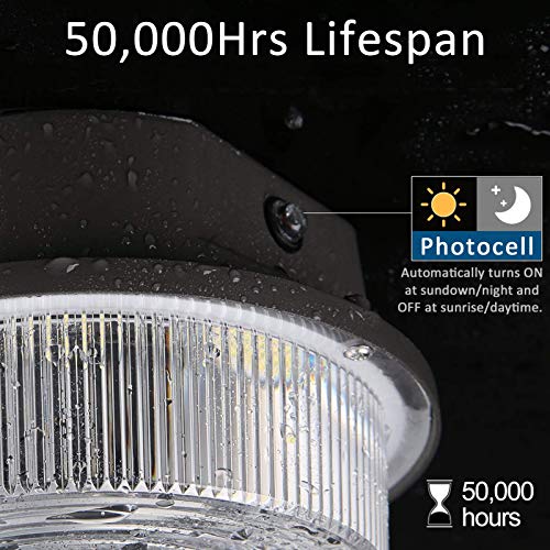 SZGMJIA 1pk Dusk to Dawn 70w LED Barn Light and 2pk Dusk to Dawn 50w LED Barn Lights