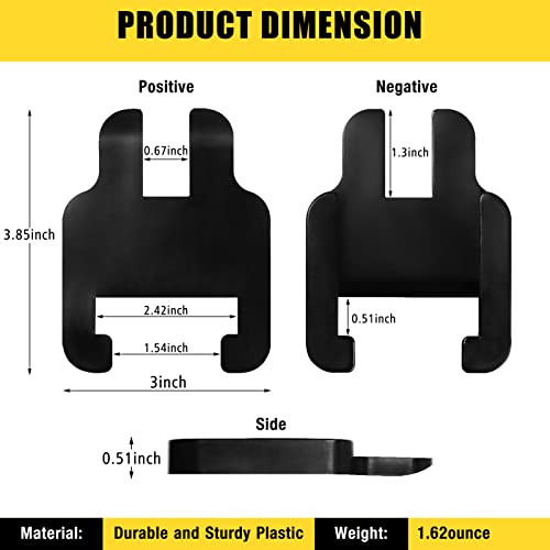 Sway BarĀ Bracket,E2 Hitch Parts,Weight Distribution Hitch Parts Compatible with E2 Hitch Sway 6k 8k 10k 12k 14k,Sway Control Brackets,Sway Bracket Jacket Eliminate Noise 1pair (2pcs)