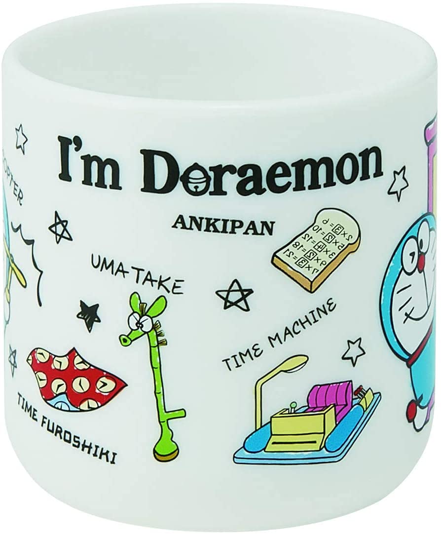 Japan Skater Toothbrush Set Cup with Stand 3-5 Years Old I'm Doraemon Secret Tool Doraemon 180ml 14.5cm KTB5 Import