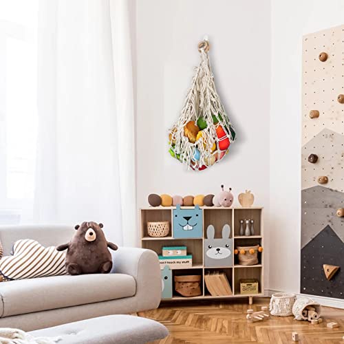 Stuffed Animal Hammock,Toy Net Hammock for Stuffed Animals is Suitable Kids or Childrens Bedroom Room Wall Storage Organizer or Décor (Small)