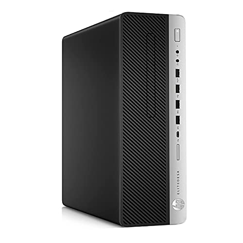 HP EliteDesk 800 G3 SFF Desktop Intel i7-7700 UP to 4.20GHz 32GB DDR4 New 2TB NVMe M.2 SSD Built in WiFi BT Dual Monitor Wireless Keyboard & Mouse Support Win10 Pro (Renewed)