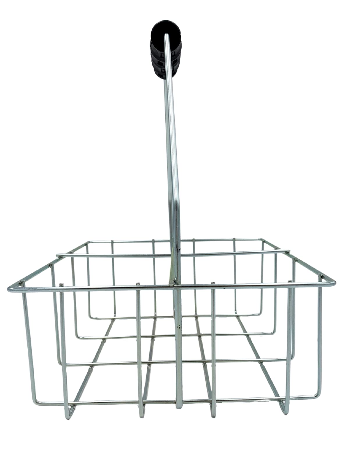 Wire Bottle Carrier for Libbey, StanPac, The Dairy Shoppe 32 and 64 oz Bottles (64 oz The Dairy Shoppe ®, 4 Cell Carrier)