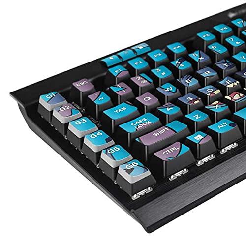 Skinit Decal Other Skin Compatible with K95 RGB Platinum Mechanical Gaming Keyboard - Officially Licensed Disney Lilo and Stitch Face Expression Pattern Design