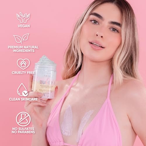 Olivia Beauty Exfoliating Body Scrub for Women - Buttocks & Breasts, All Natural Moisturizing Formula to Smooth, Exfoliate, and Restore Dry, Sensitive Skin - Provides Lasting Care and Pure Grace 10 Oz