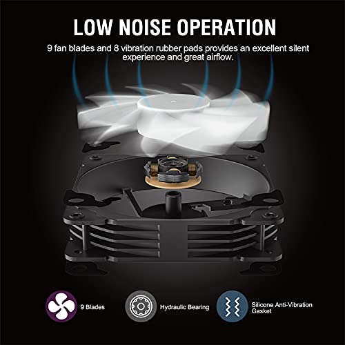 Vetroo U6PRO Dual Tower CPU Cooler - 220W TDP, 6 Heatpipes, Top ARGB Lighting, 130mm ARGB & PWM Fan - Compatible with Intel LGA 1851/1700/1200/115X & AMD AM5/AM4