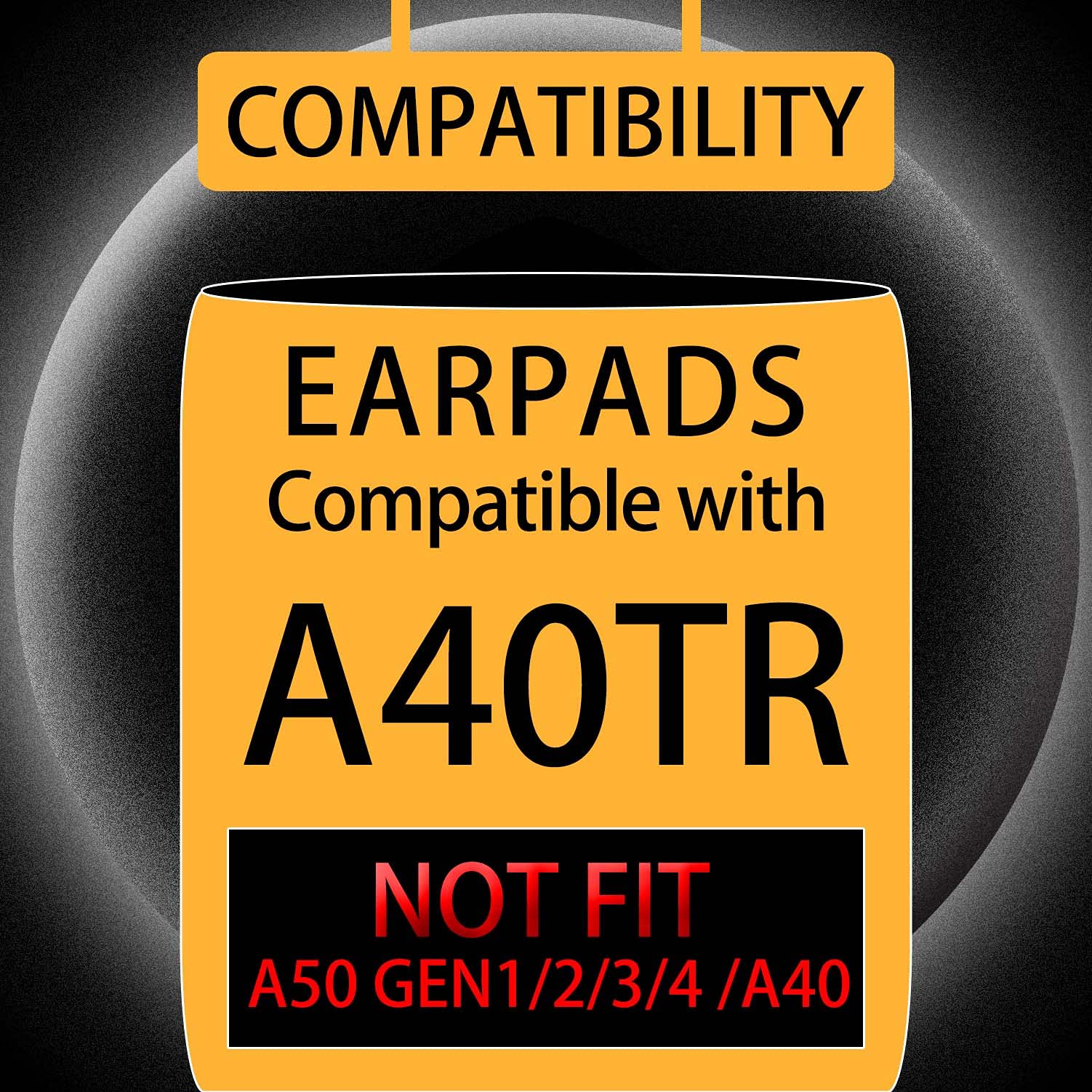 CCRE Earpads Replacement for Astro A40TR a40 tr Headset - Astro A40tr Mod Kit /A40tr Accessories/Ear Cushion/Ear Cups (Velour)
