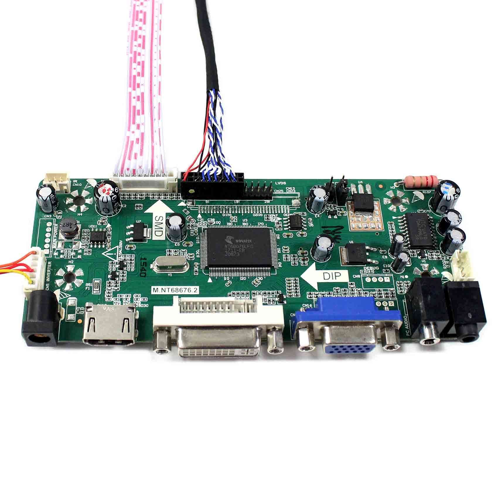 VSDISPLAY HD-MI DVI VGA Audio LCD Controller Board Work for 15.1 inch 1024X768 G150XGE-L04 G150XGE L04 LVDS 20 Pin Interface WLED Backlight LCD Screen
