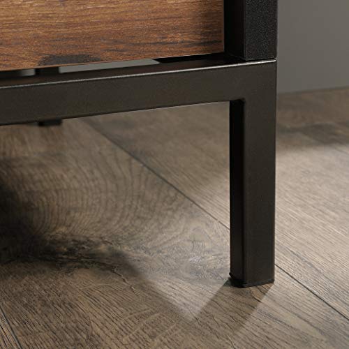 Sauder Boulevard Café 3-Drawer Chest, L: 29.13" x W: 17.48" x H: 42.68", Black Finish