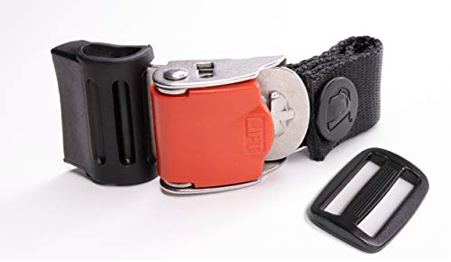 Helmet Quick Release Buckle Kit Ratcheted Stainless Steel Helmet Chin Strap Adapter