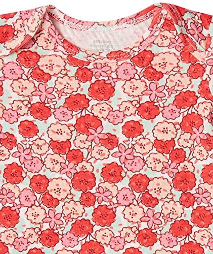 Amazon Essentials Unisex Babies' Cotton Layette Outfit Sets, Pack of 6, Multicolor/Floral/Strawberries, 12 Months
