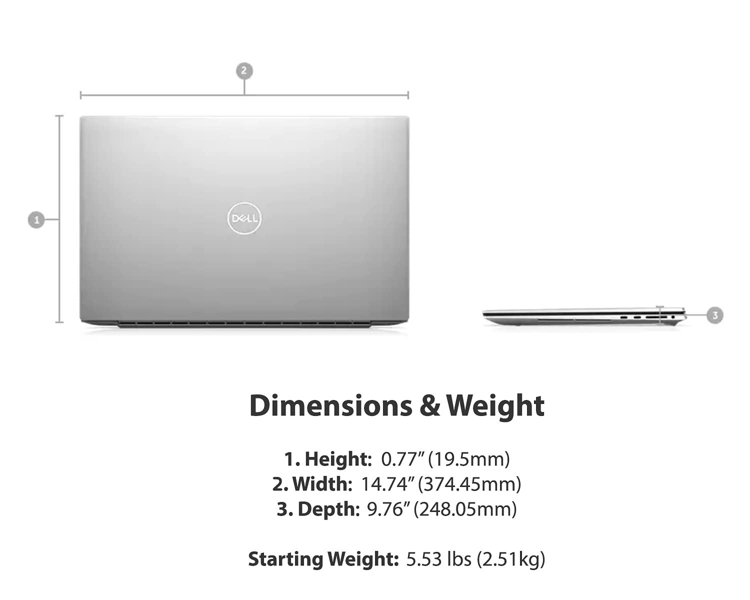 New Dell XPS 17 9700 Laptop, 17" FHD+ InfinityEdge Display, Intel i7-10750H, GeForce GTX 1650Ti, 32GB RAM, 512GB SSD, IR Camera, Backlit Keyboard, Fingerprint Reader, Wi-Fi 6, Thunderbolt, Win 10 Home