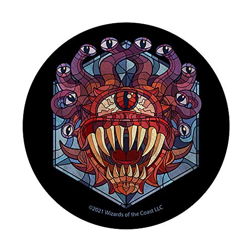 Dungeons & Dragons Eye Of The Beholder Stained Glass PopSockets PopGrip: Swappable Grip for Phones & Tablets