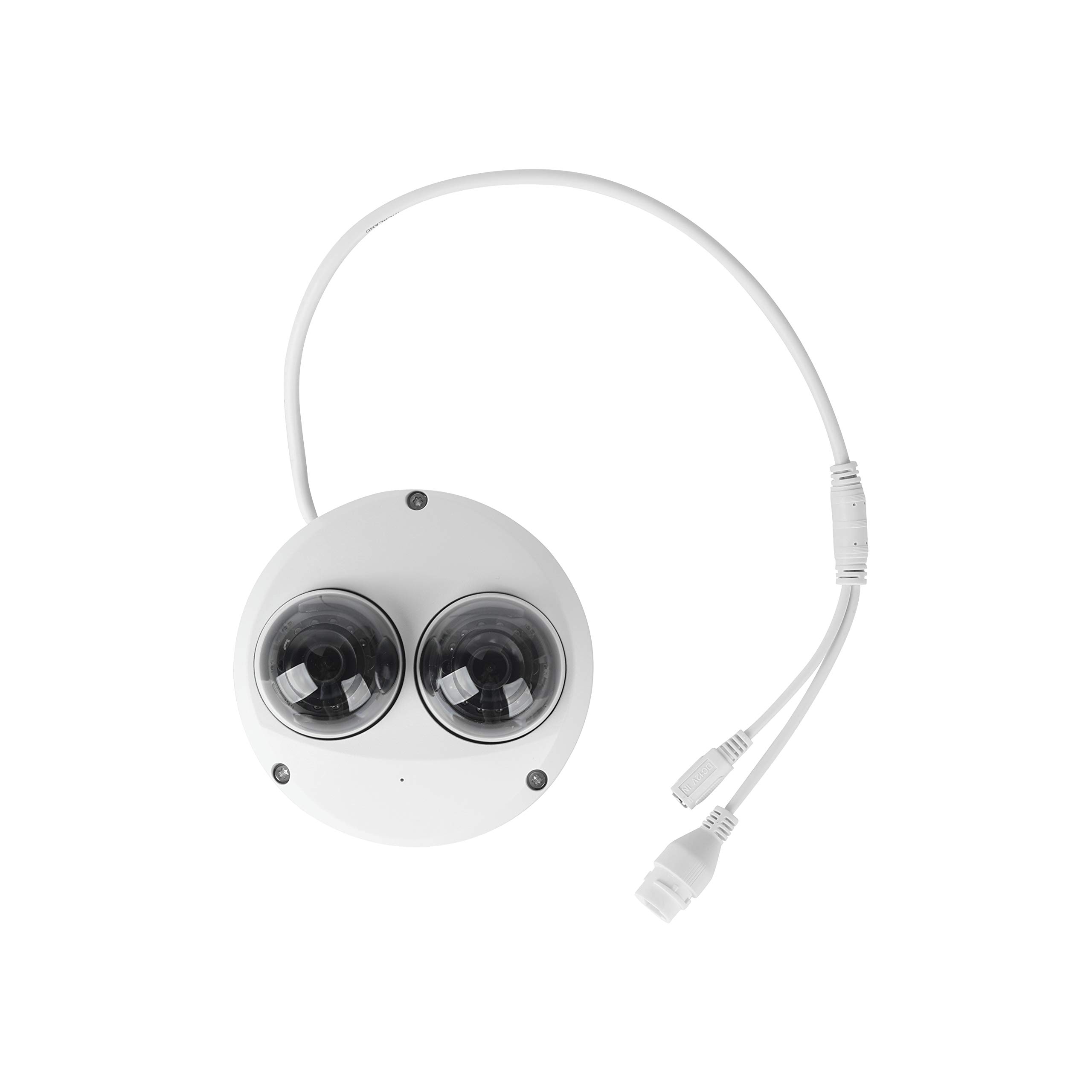 EmpireTech 2x4MP 1/2.7" CMOS Starlight IR Mini Dome Dual Lens IP Camera,Good for Corridor,Multi-Sensor,IP67 Protection,Smart Detection Supported,SMD 3.0,Built-in Mic,Fixed Lens IPC-E541F-E2-AS 2.8MM