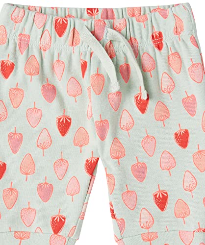 Amazon Essentials Unisex Babies' Cotton Layette Outfit Sets, Pack of 6, Multicolor/Floral/Strawberries, 12 Months