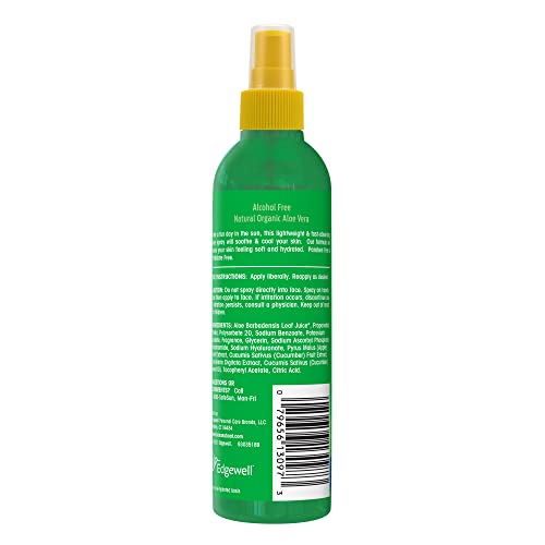 Banana Boat Aloe After Sun Spray, 6oz | Aloe Vera Spray with Cucumber Extract and Vitamin E, After Sun Care, After Sun Aloe, Aloe Spray for Sunburn Relief, 6oz