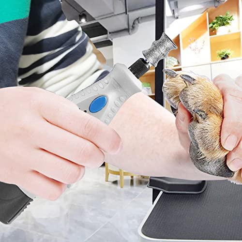 OVATAVO Diamond Rotary Nail Grinder Bits for Dog - Patented Pet Nail Grinder Attachment - 1/8" Replacement Grinder Wheel for Dremel - Pet Nail File & Clippers for Medium Large Dogs (XL)