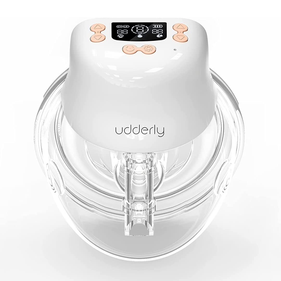 Udderly Wearable Breast Pump - Hands-Free Breast Pump with 3 Modes & 9 Levels - 24 mm