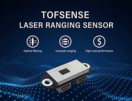 youyeetoo Nooploop TOF Lidar Sensor, Range 8M(26FT) FOV 27° Resolution 1mm 10Hz Support Cascade Multiple Communication interfaces,Raspberry Pi, Arduino Lidar Sensor (TOFSense)