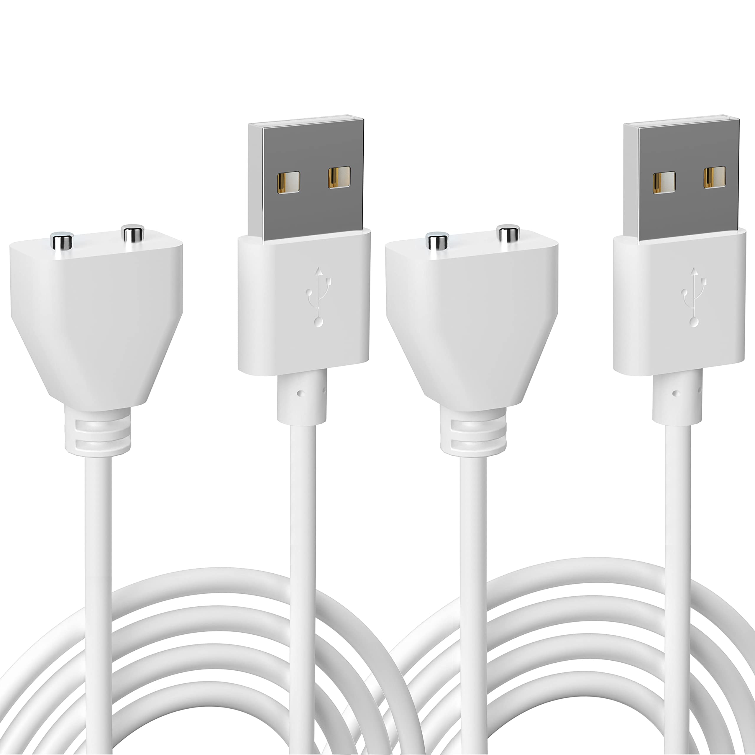 Bicmice Magnetic USB DC Charger Cable Replacement Charging Cord-2 Pack(6mm/0.24in)