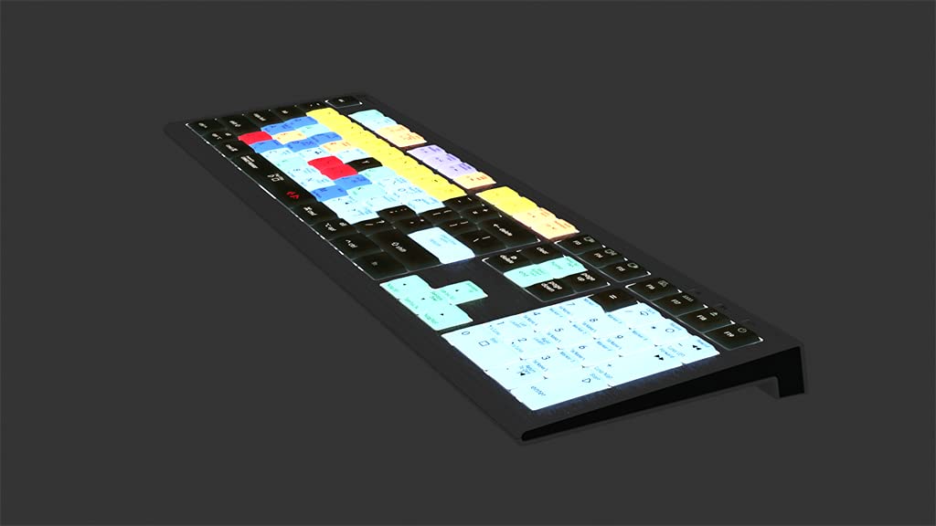 Logickeyboard Backlit 'Astra2' Designed for Composing in Steinberg Cubase on Mac • p/n LKB-CBASE-A2M-US