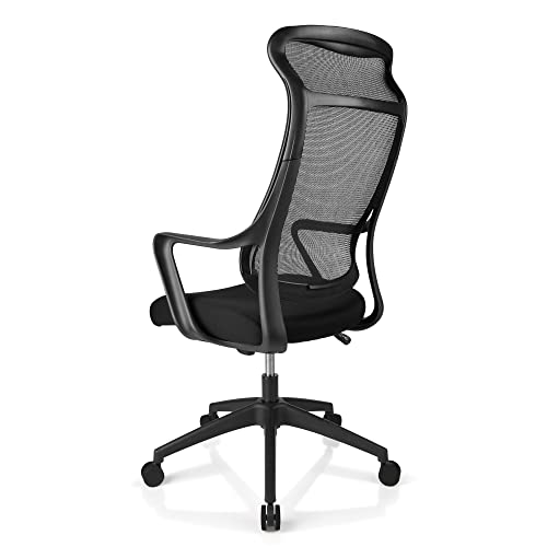 RealspaceĀ® Lenzer Mesh High-Back Task Chair, Black