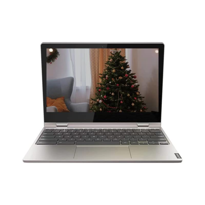 Lenovo ChromeBook C340 11.6" HD (1366 x 768) 2-in-1 360° flip-and-fold Design Touchscreen Laptop, Intel Celeron N4000, 4GB RAM, 32GB eMMC, Webcam, Bluetooth, Chrome OS, EAT 64GB SD Card, Platinum Gray