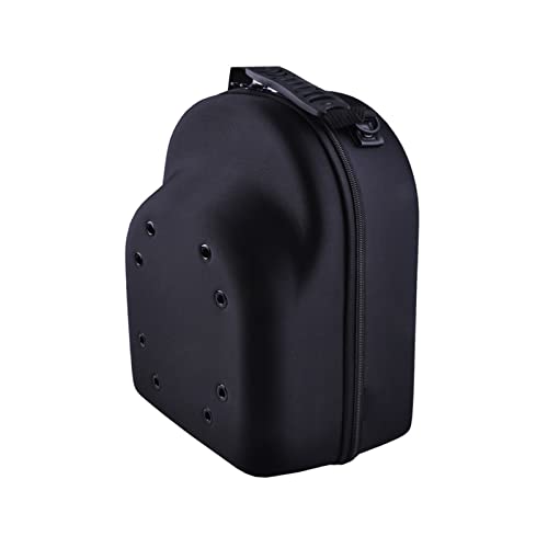Hat Travel Case, Hat Storage for Baseball Caps, Hat Organizer Bag Box Storage for Baseball Cap, Caps Carrier Ball Hat Holder for 6 Caps, Travel Hat Display Carrier Bag Black