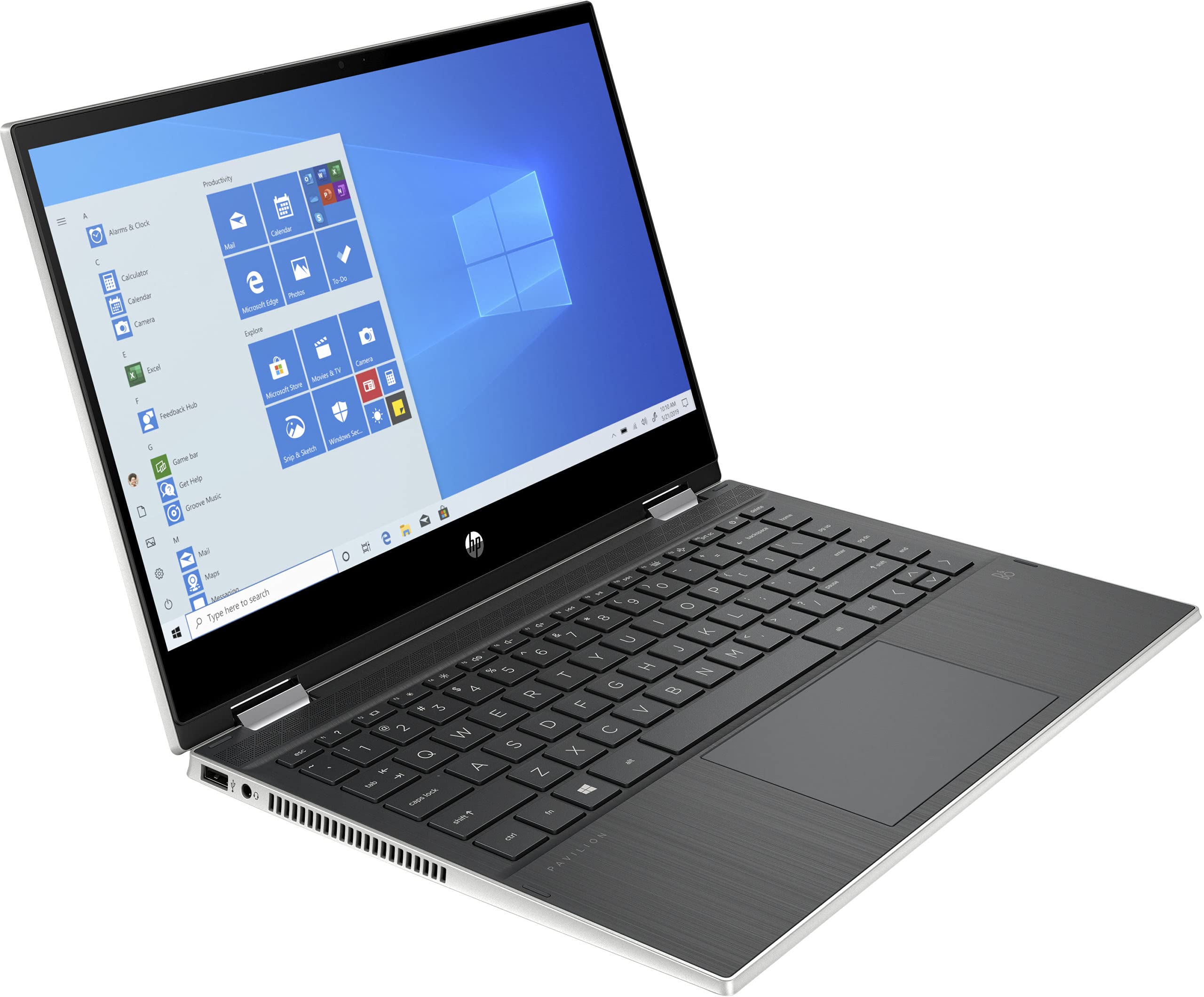 HP 14" Pavilion X360 Convertible 2-in-1 Touch Screen HD (1366x 768) Laptop, Intel i3-1115G4 Processor, 8GB DDR4, 128GB SSD, 802.11ac, Bluetooth, HDMI, Windows 10 Home, W/Valinor Accessories