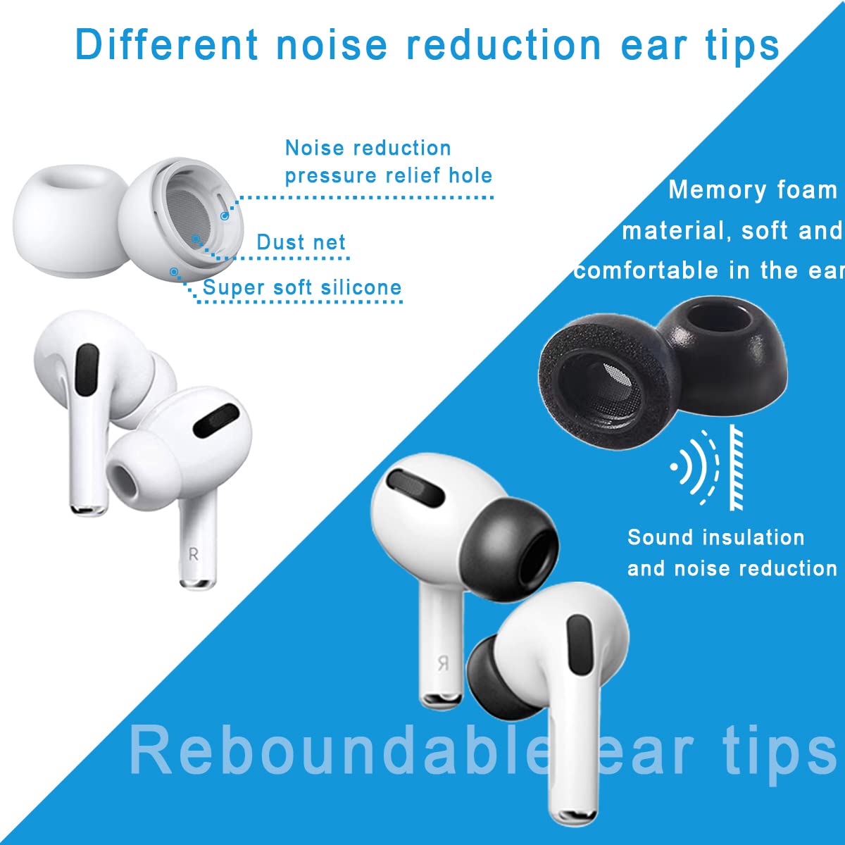 16 in 1 Silicone for Airpods Pro Case Accessories Set Kit, Protective Cover for Airpods Pro 1st/2rd Case with Keychain/Ear Tip/Ear Cover/Ear Hook/Watch Band Holder/Strap/Ring/Storage Box Black