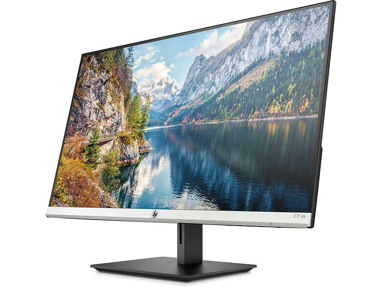 HP Newest Flagship 27" UHD 4K(3840 x 2160) 60Hz IPS LED Anti-Glare Monitor | AMD FreeSync | 5 ms Response Time | HDMI DisplayPort | 178° Height Adjustable | with High Speed HDMI Cable Bundle