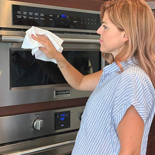 Grab•a•Rag Microfiber Cleaning Cloth, Soft Highly Absorbent Lint-Free Streak-Free Reusable Microfiber Towel Wipes for House, Kitchen, Bathroom, Car, Electronics, TV Screen, Pack of 75 (11.7" x 12.3")…