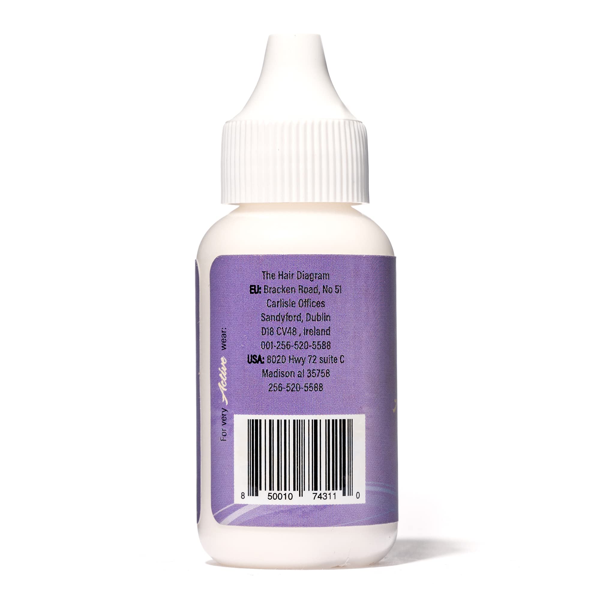 The Hair Diagram - Bold Hold - Active Burst - Alonzo Arnold Edition - Strong Hold Glue for Wigs and Hair Systems - Lemon Scent - Non Toxic - No Latex - 1.3oz