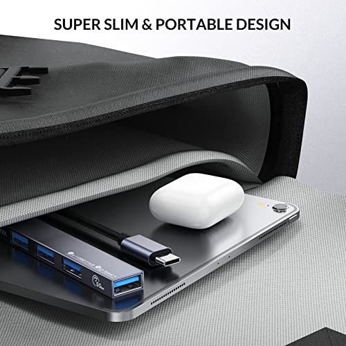 iDsonix USB Hub, Aluminum 4-Port PS4 USB 3.0 Data to USB Hub Adapter (Ultra-Slim) USB C Splitter for Laptop Compatible with PC,MacBook Air, Mac Pro/Mini, Surface Pro, Flash Drive, Mobile HDD and More