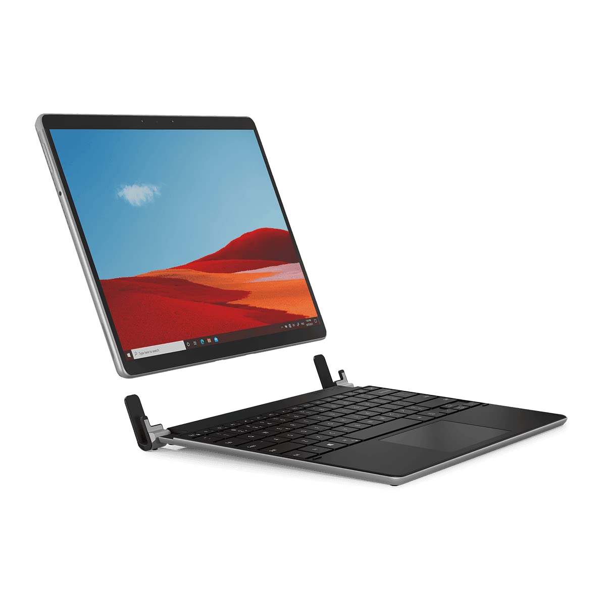 Brydge Microsoft Surface Pro+ Wireless Keyboard with Precision Touchpad | Compatible with Microsoft Surface Pro 8 | Designed for Surface (Platinum)