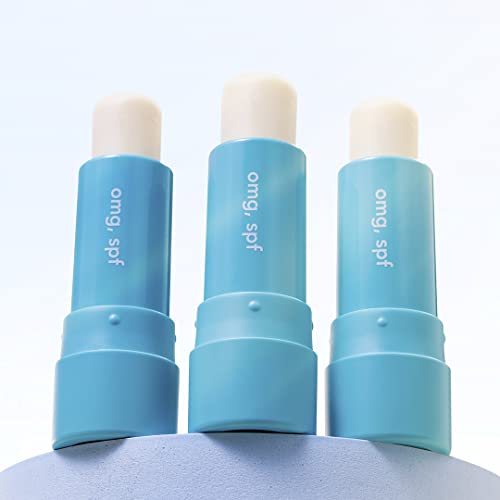 Hello Moisturizing Vegan Lip Balm SPF 15, Sweet Mint, Beeswax Free, Petrolatum Free, and Parabens Free, 0.15 Ounce (Pack of 3)