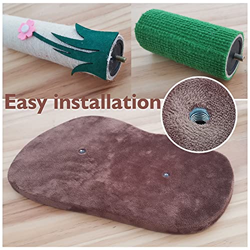 Sasapet Cat Scratching Post, Mushroom Claw Scratcher Small Cat Tree House Traning Interactive Toys for Indoor Kittens, Cats