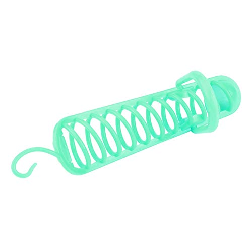 Zerodis Pet Bird Feeder Perch Stand Holder Basket Plastic Food Fruit Feeding r for Bird (Green)