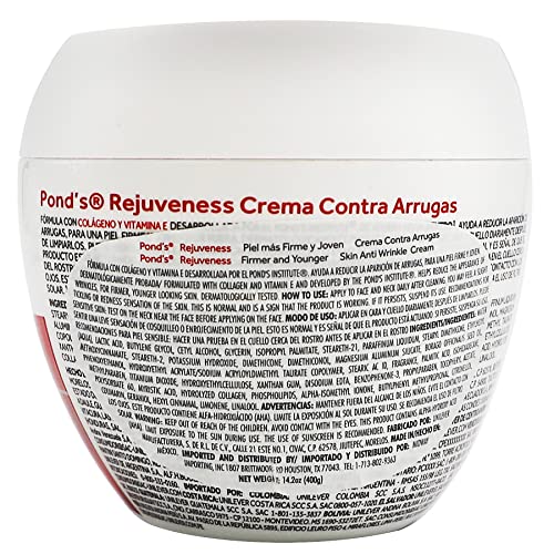 Pond's Rejuveness, Anti-Wrinkle Face Cream, Anti-Aging Face Moisturizer, 14.02 oz, Jar