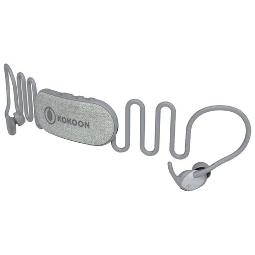 Kokoon Earbuds for Sleep Nightbuds - in-Ear Headphones - Sleep Aid for Adults - Ear Plugs for Sleep - Noise Masking - Bluetooth - Gray