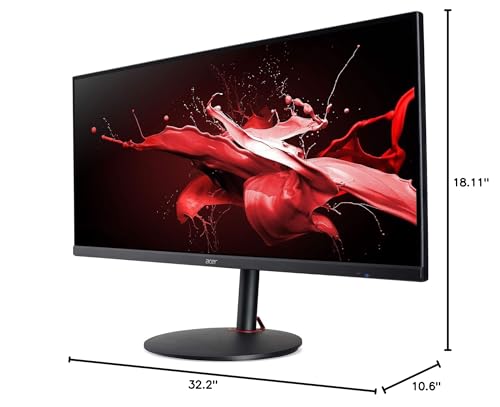acer Nitro XV340CK - 34" Monitor UWQHD 3440x1440 IPS 144Hz 1ms 250Nit (Renewed)