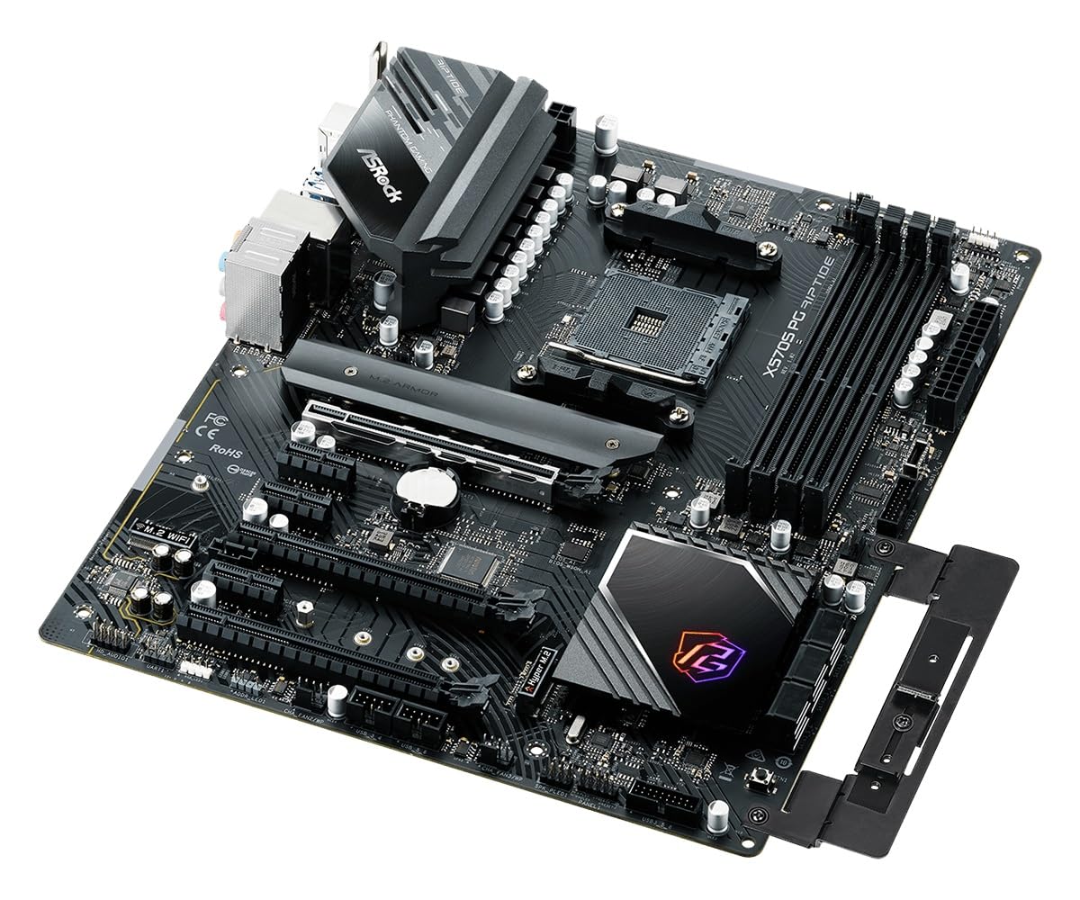 Asrock X570S PG Riptide AMD X570 AM4 Socket Ryzen DDR4 5000+ (OC) MHz 128 GB Motherboard ATX SATA3 6.0 Gb/s
