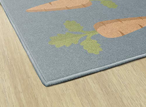 Brumlow MILLS Spring Carrots Easter Print Indoor or Outdoor Area Rug for Living Room, Bedroom Carpet, Dining, Kitchen or Entryway Rug, 30" x 46"
