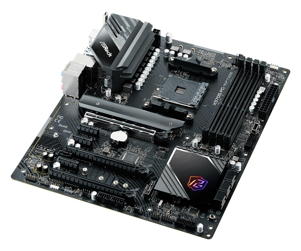 Asrock X570S PG Riptide AMD X570 AM4 Socket Ryzen DDR4 5000+ (OC) MHz 128 GB Motherboard ATX SATA3 6.0 Gb/s