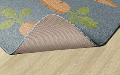 Brumlow MILLS Spring Carrots Easter Print Indoor or Outdoor Area Rug for Living Room, Bedroom Carpet, Dining, Kitchen or Entryway Rug, 30" x 46"