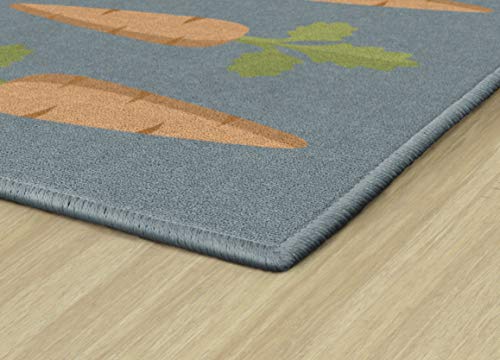 Brumlow MILLS Spring Carrots Easter Print Indoor or Outdoor Area Rug for Living Room, Bedroom Carpet, Dining, Kitchen or Entryway Rug, 30" x 46"