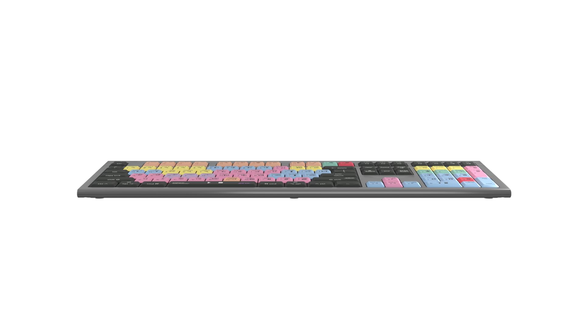 Logickeyboard 'Astra2' Backlit Designed for Composing in Avid Pro Tools on Mac • p/n LKB-PT-A2M-US
