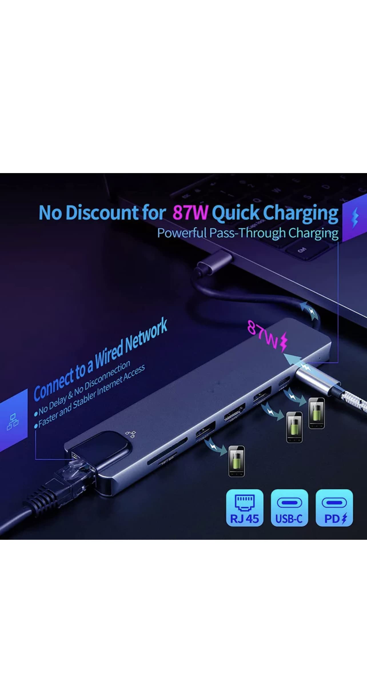 USB C HUB 8 in 1