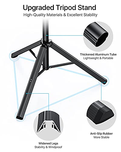 NEXBOOM Phone Tripod - 66" [Stable & Portable] Phone Tripod Stand with Remote, Travel Tripod Compatible with iPhone 14 Pro Max 13 12,Samsung S22/ Camera/GoPro/Video Recording