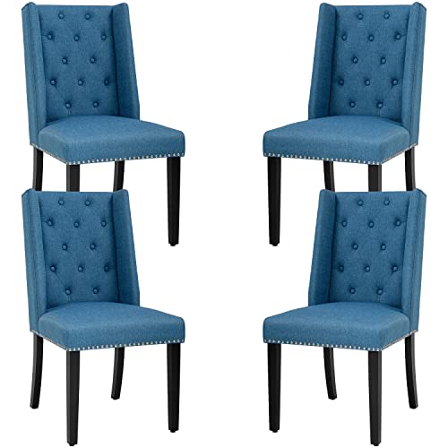 FDW Dining Chairs Set of 4 Kitchen Chairs for Living Room Dining Room Chairs Side Chair for Restaurant Home Kitchen Living Room
